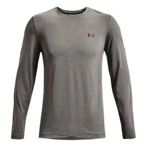 Under Armour Rush Seamless Logo Long Sleeve Shirt - Dark Gray