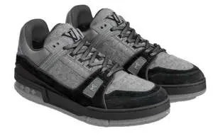 LOUIS VUITTON Trainer Sneakers - Grey/black