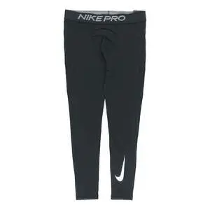 Nike Pro Dri-fit Sports Training Ribbed Leggings - Black