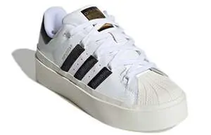 Adidas Superstar Bonega Platform Sneakers - White/black