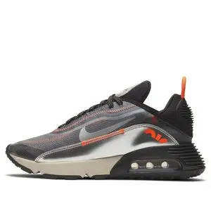 Nike 3m X Air Max 2090 Se Metallic Silver Athletic Sneakers - Black