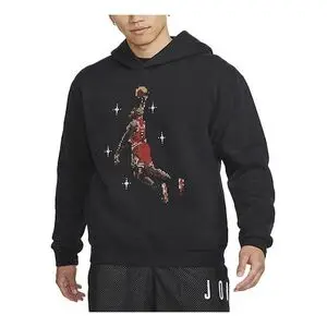 JORDAN Air Flying Basketball Fleece Hoodie - Multi-color