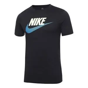 Nike Casual Sports Breathable Alphabet Printing Short Sleeve T-shirt - Black