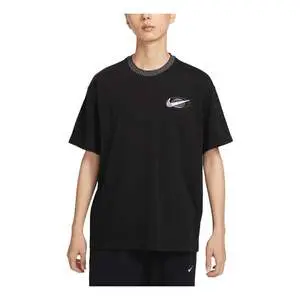 Nike Swoosh Graphic T-shirt Asia Sizing - Black