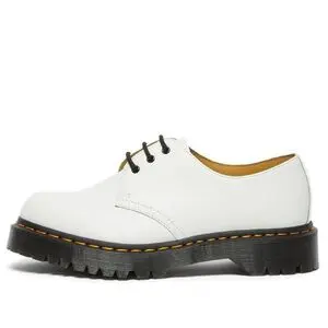 Dr. Martens 1461 Bex Smooth Leather Oxford Shoes - White/black