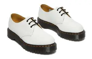 Dr. Martens 1461 Bex Smooth Leather Oxford Shoes - White/black