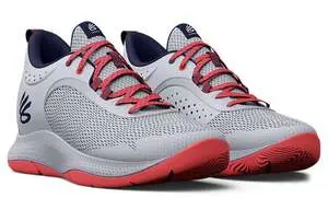 Under Armour Curry 3z6 Basketball Sneakers - Grey/orange/black