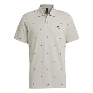 Adidas Fi Aop Polo Shirts - Beige