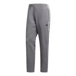 Adidas Adidas 3-stripe Collection Dobby Pant Casual Elastic Waistband Sports Long Pants Gray Grey