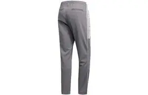 Adidas 3-stripe Collection Dobby Pant Casual Elastic Waistband Sports Long Pants Gray - Grey