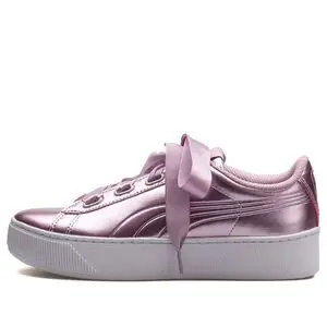 PUMA Vikky Platform Sneakers With Ribbon Fastening - Pink