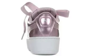 PUMA Vikky Platform Sneakers With Ribbon Fastening - Pink