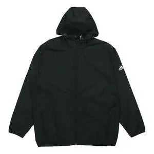Adidas Windbreaker Hooded Jacket - Black