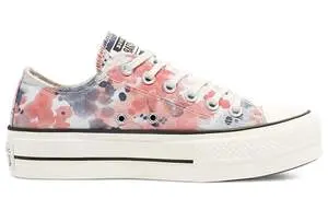 CONVERSE Chuck Taylor All Star Platform Low "washed Florals - Multi-color