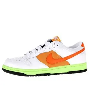 Nike Dunk Low " Orange Blaze" Sneakers - White