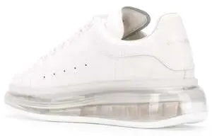 Alexander McQueen Oversized Sneaker With Clear Sole - White/clear