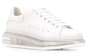 Alexander McQueen Oversized Sneaker With Clear Sole - White/clear