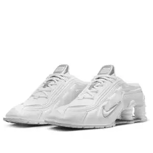 Nike Martine Rose X Shox Mule Mr4 - White Metallic Silver