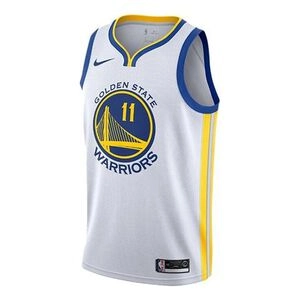 Nike Golden State Warriors Klay Thompson Jersey - White/yellow/blue