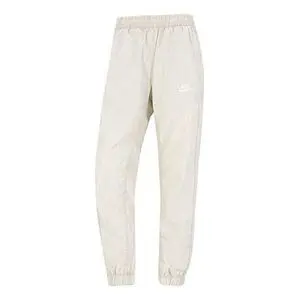 Nike Solid Color Logo Casual Woven Sports Pants/trousers/joggers Autumn Khaki - Default Colorway