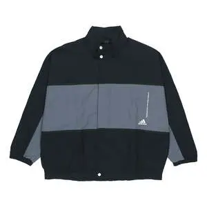 Adidas Woven Stand Collar Jacket - Black