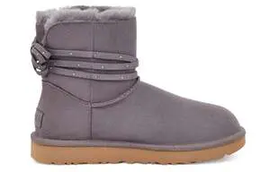 UGG Mini Bailey Bling Bow Boots - Purplegray