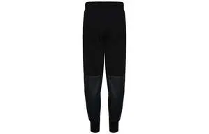 JORDAN Sw Aj11 Hybrid Logo Loose Fleece Lined Bundle Feet Sports Pants - Black