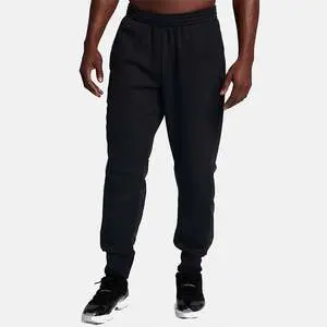 JORDAN Sw Aj11 Hybrid Logo Loose Fleece Lined Bundle Feet Sports Pants - Black