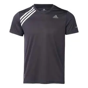 Adidas Short Sleeve Running Performance T-shirt - Black