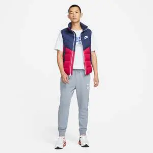 Nike Stand Collar Down Vest - Red/multi-color