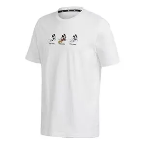 Adidas Mickey Pattern Short Sleeve Tee - White