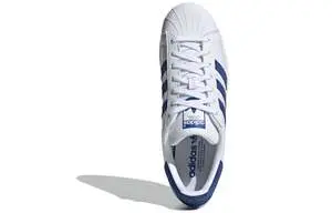 Adidas Superstar Sneakers - White/blue