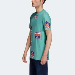 Adidas Originals Printing Round Neck Short Sleeve