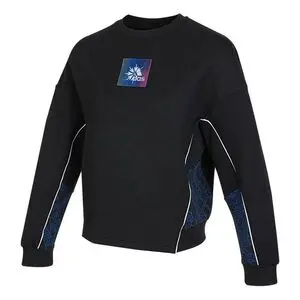 Adidas Crewneck Sweatshirt With Graphic Detail - Black/blue
