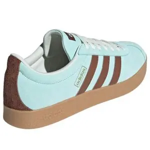 Adidas Vl Court Classic Sneakers - Semi Flash Aqua/brown Jade