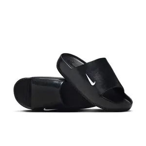 Nike Calm Slides "safari Pack Black - Black/white