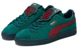 PUMA Dapper Dan Jacquard Print Suede Sneakers