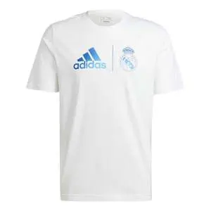 Adidas Real Madrid Graphic T-shirt 'white - White/blue