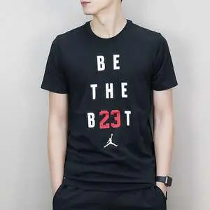 JORDAN Alphabet Printing Casual Short Sleeve