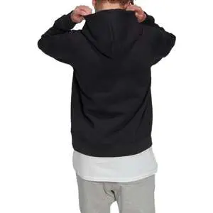 Adidas Solid Color Logo Hooded Sweatshirt