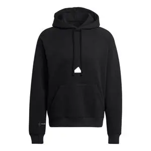 Adidas Solid Color Logo Hooded Sweatshirt - Default Color