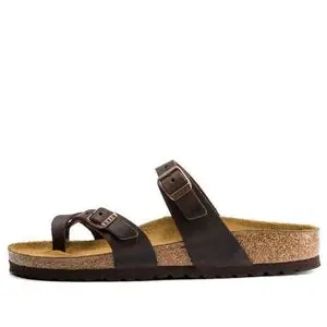 BIRKENSTOCK Mayari Oiled Leather Sandals - Brown