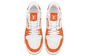 LOUIS VUITTON Trainers - White/orange
