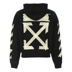 Off-White Tape Arrows Over Hoodie - Black