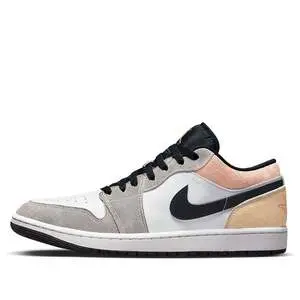 JORDAN 1 Low "flight Club" Sneakers - Black/magic Ember-sundial-white