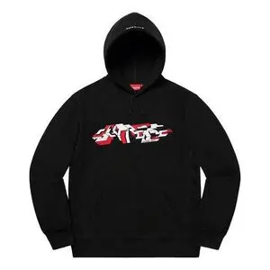 Supreme Delta Logo Hooded Sweatshirt - Black