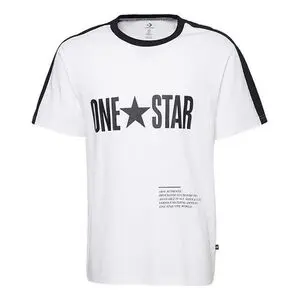 CONVERSE One Star Panel T-shirt Asia Sizing - White