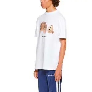 Palm Angels Bear Graphic T-shirt - White