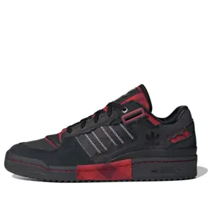 Adidas Originals Forum Exhibit Low Sneakers - Black/red