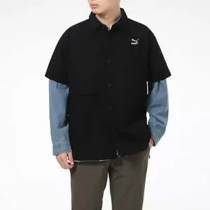PUMA Classics Oversized Short Sleeve Polo Shirt